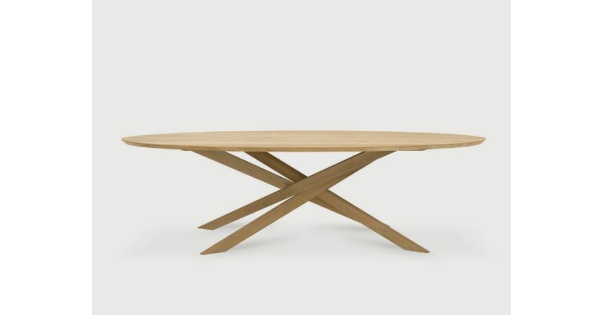 Table de repas ovale Mikado chene - Mobilier/Tables de repas - ESPRIT DE MAISON